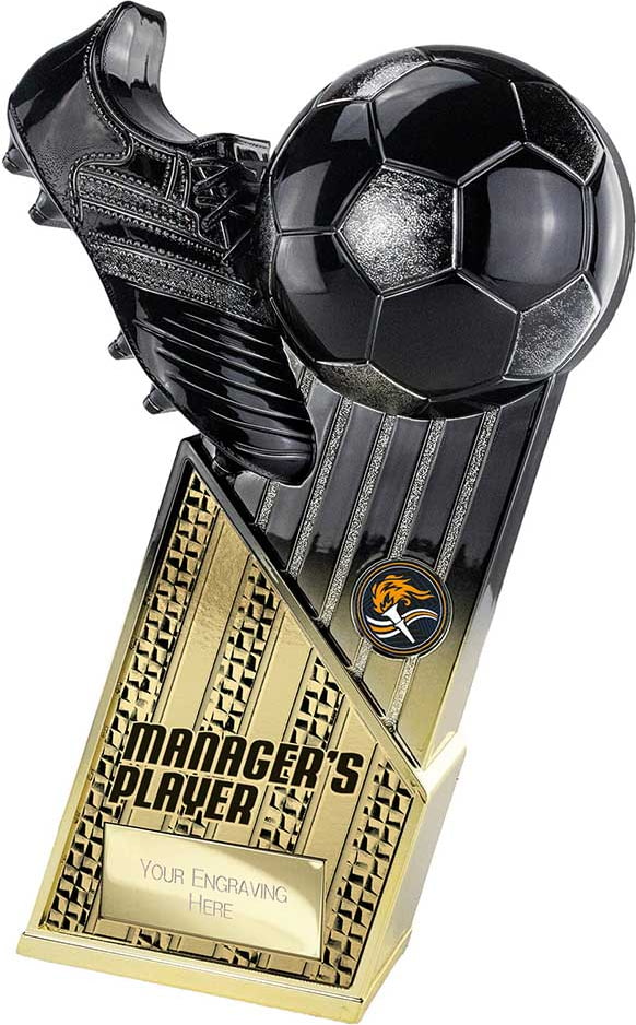 The Marauders Football Managers Player Carbon Black & Gold 280mm : Buy ...