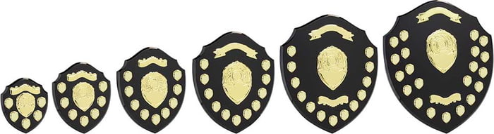 Mountbatten Annual Shield Black & Gold 21yr : Buy Now from Epic Trophies